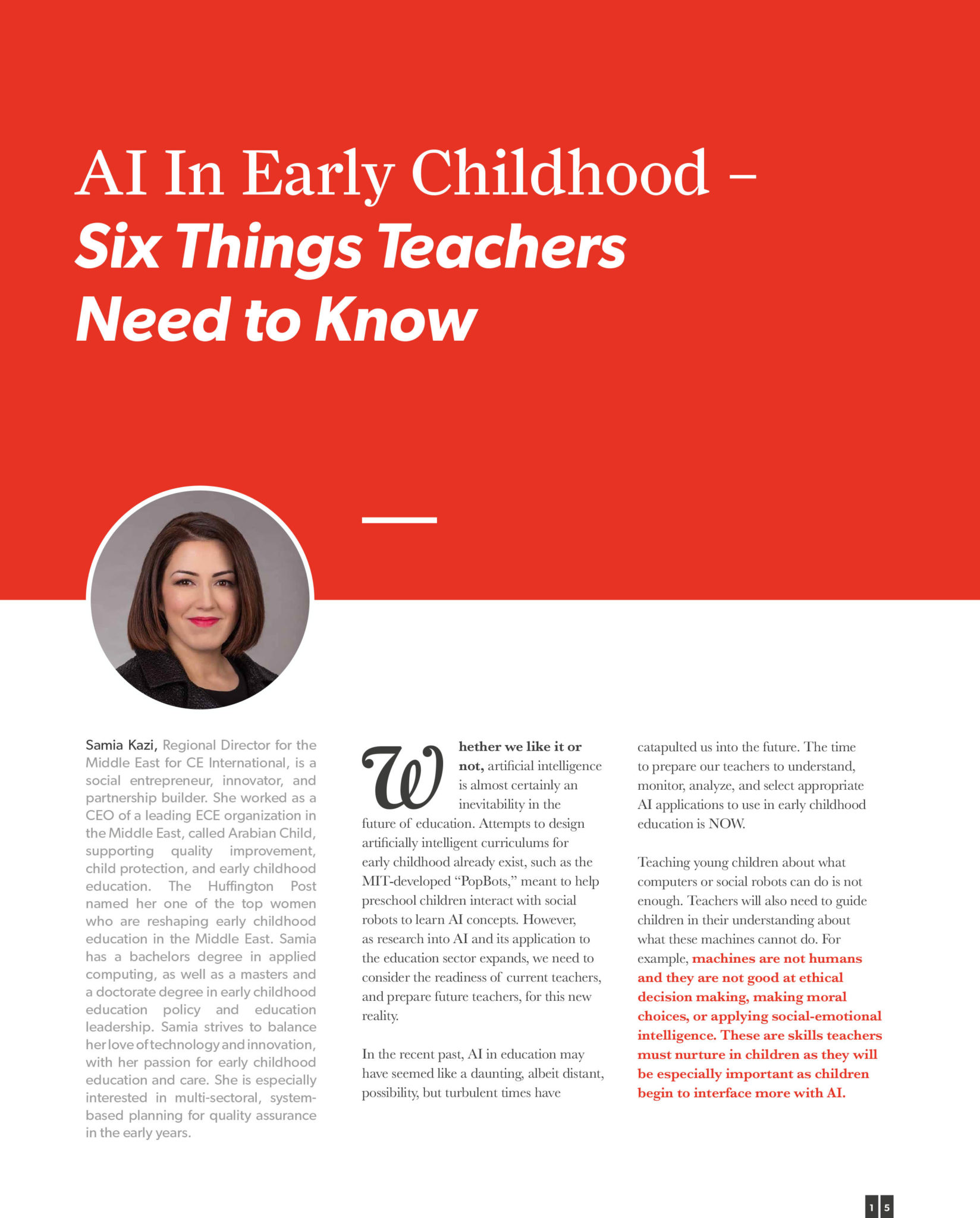 How Educators Can Prepare for Artificial Intelligence in Early ...